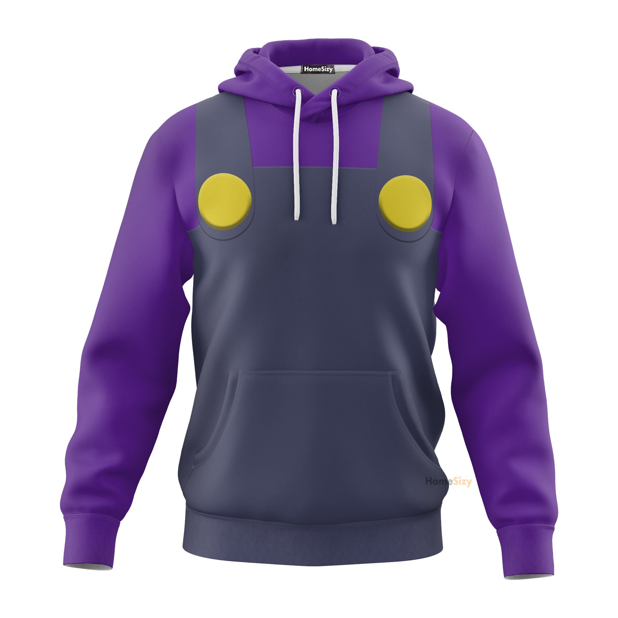 Waluigi Custom Cosplay Costume Hoodie – JUSTVERO
